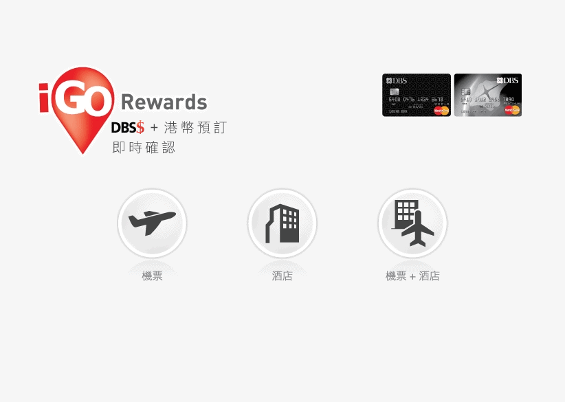 信用卡積分新玩法！iGO Rewards即時兌換全球機票/酒店！DBS Black World MasterCard獨家55折換領優惠 ...